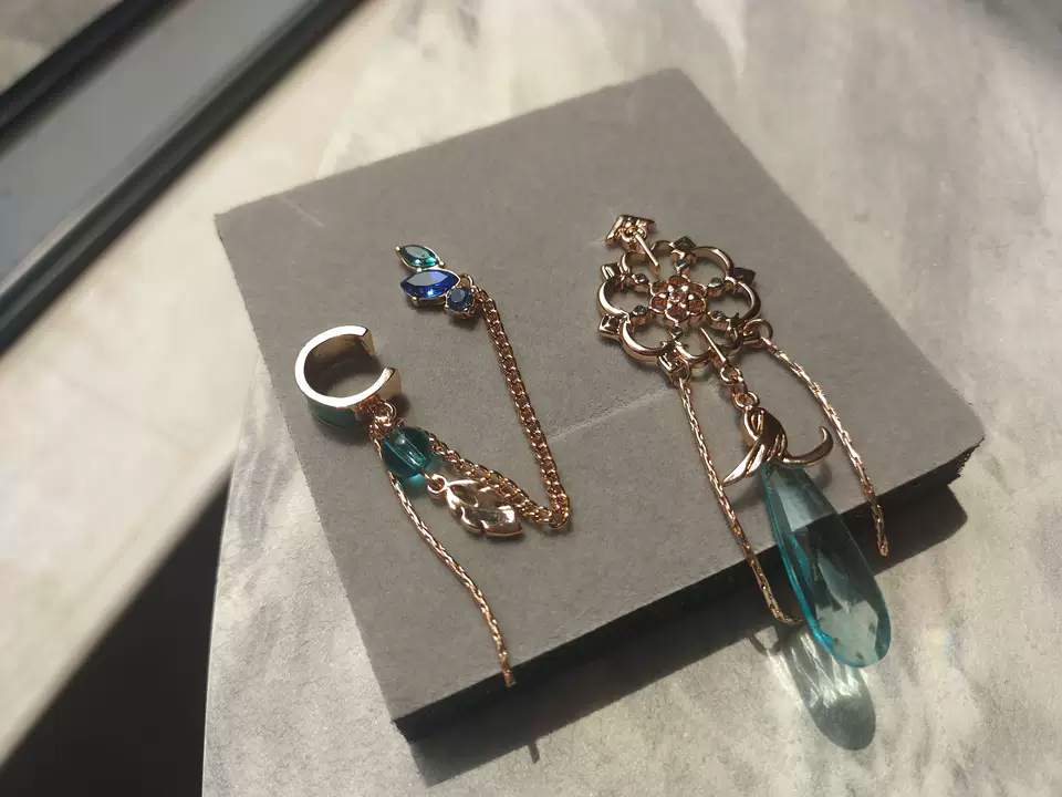 Designer Blue Scaramouche Genshin Impact Earring – MMT JEWEL