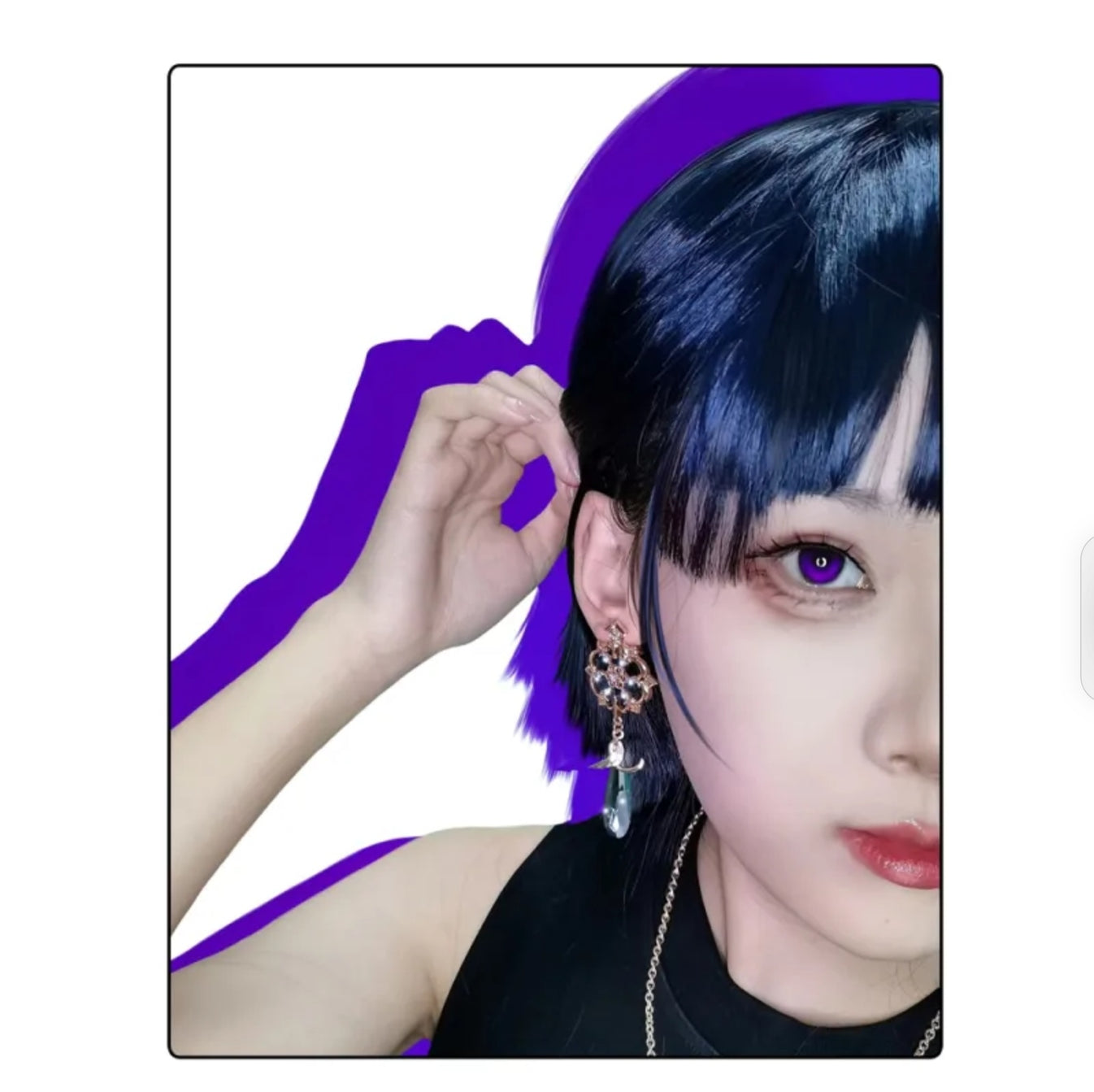 Designer Blue Scaramouche Genshin Impact Earring – MMT JEWEL