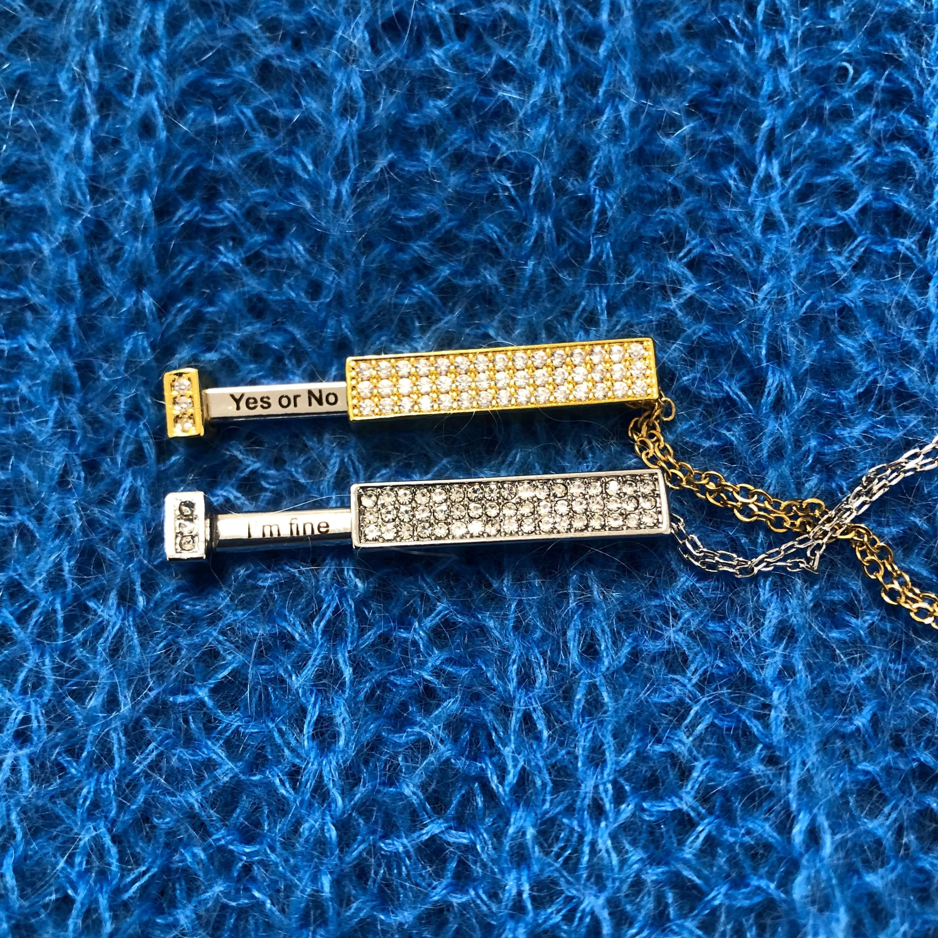 I'm Fine / Yes or No Necklace – MMT JEWEL